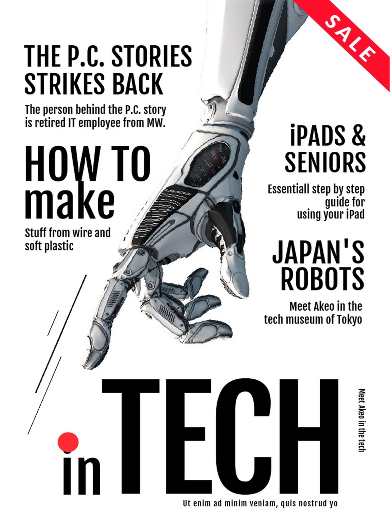 HiTech _ Technology Magazine Template | PDF