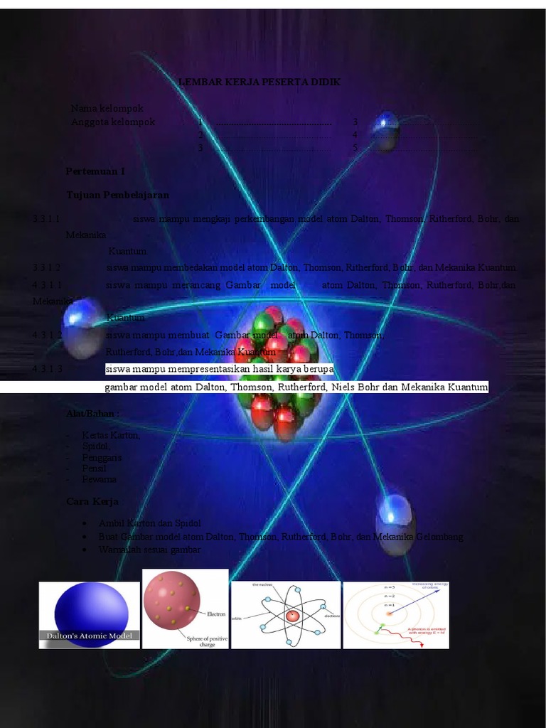LKPD Struktur Atom | PDF