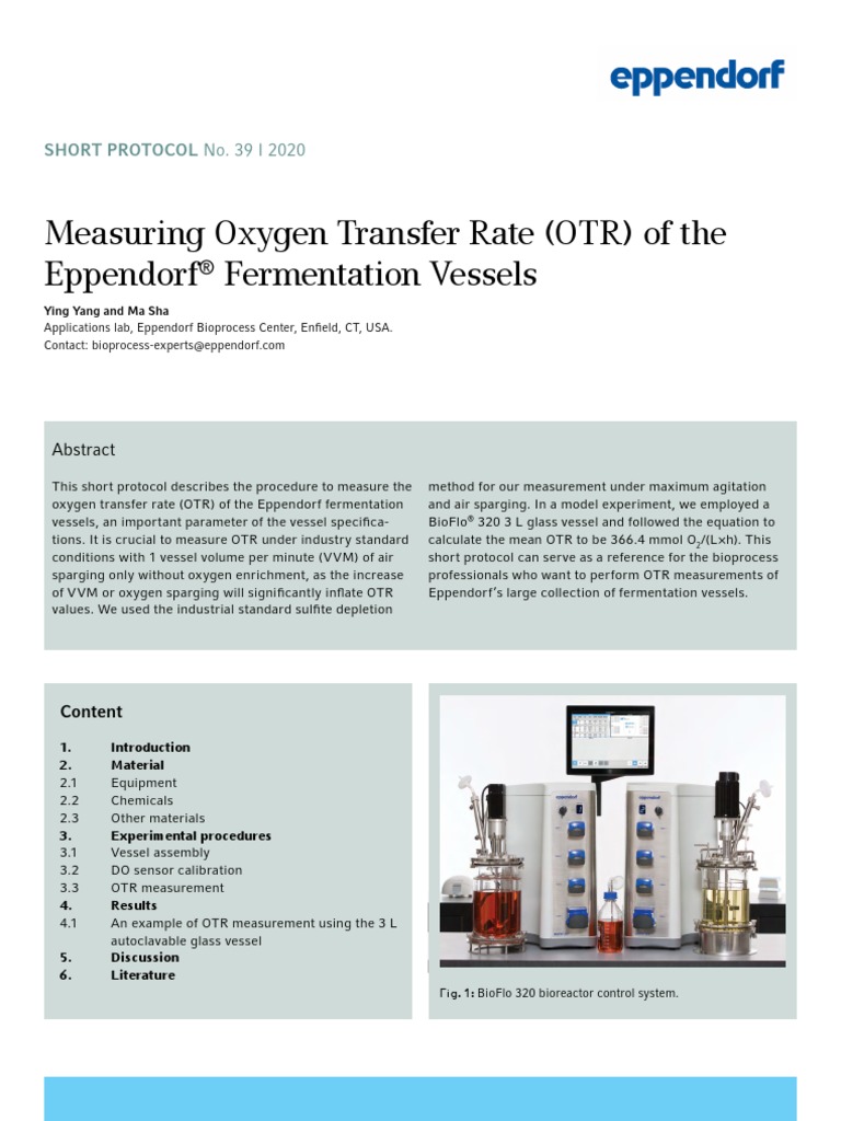 Fermentors Bioreactors - Protocol - 039 - BioFlo 320 - Measuring Oxygen ... Fermentors Bioreactors - Protocol - 039 - BioFlo 320 - Measuring Oxygen ...