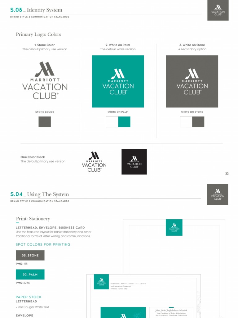 Brand Colour Guide Marriott | PDF