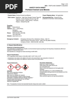 MSDS of Common Cements - Jan 2024 | PDF | Cement | Dermatitis