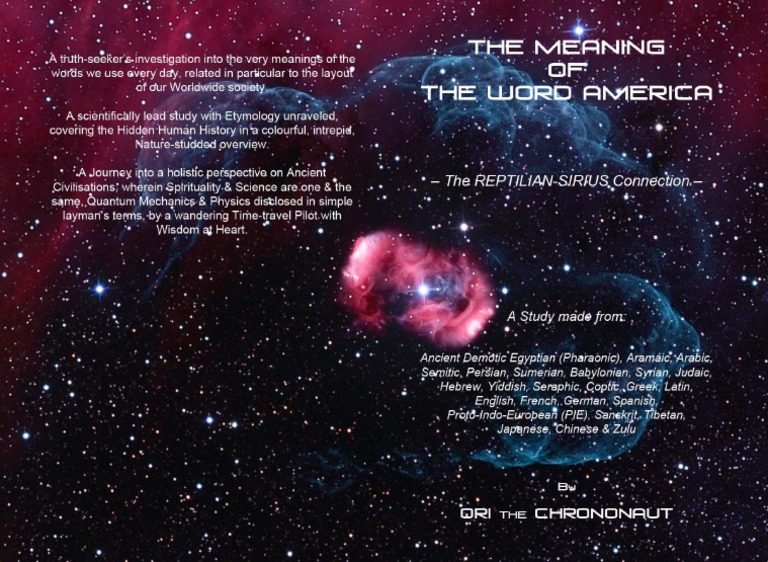ENG2-THE MEANING OF THE WORD AMERICA 2020 COVER (NGC 6164) (ENGLISH by ...