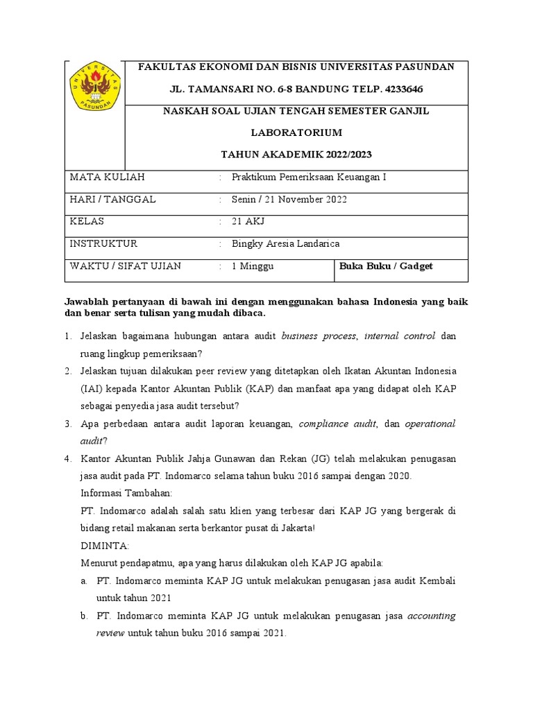 Soal Uts Praktikum Atlas | PDF