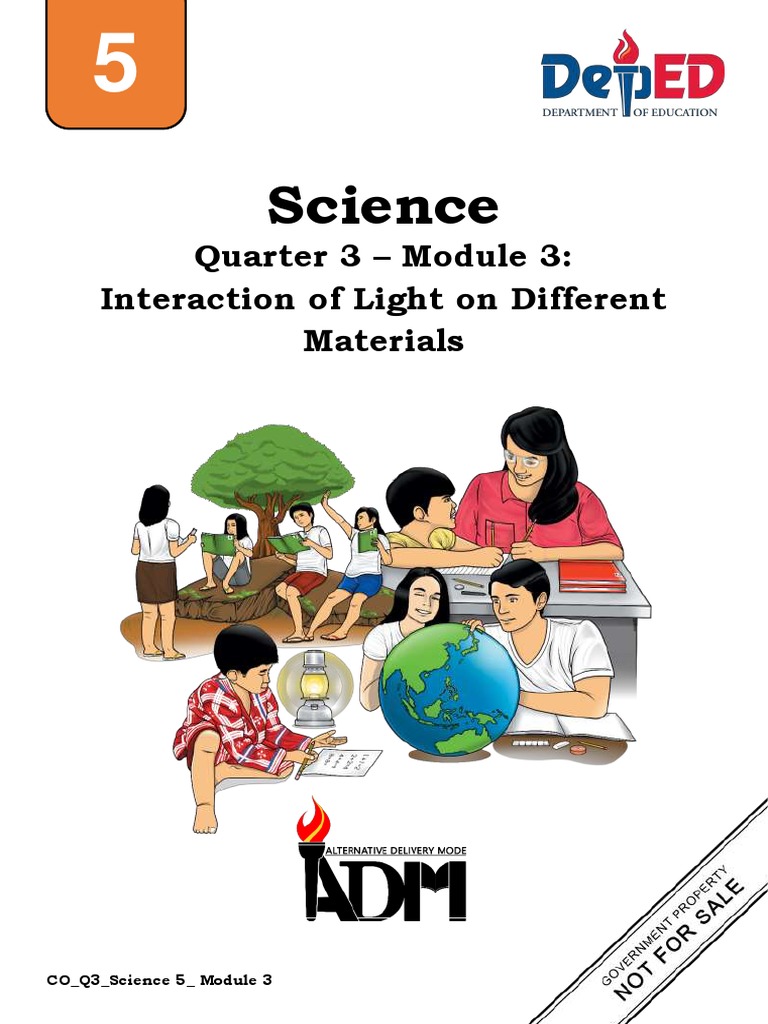 Sci5 q3 Module3 Noanswerkey | PDF | Light | Electromagnetic Spectrum
