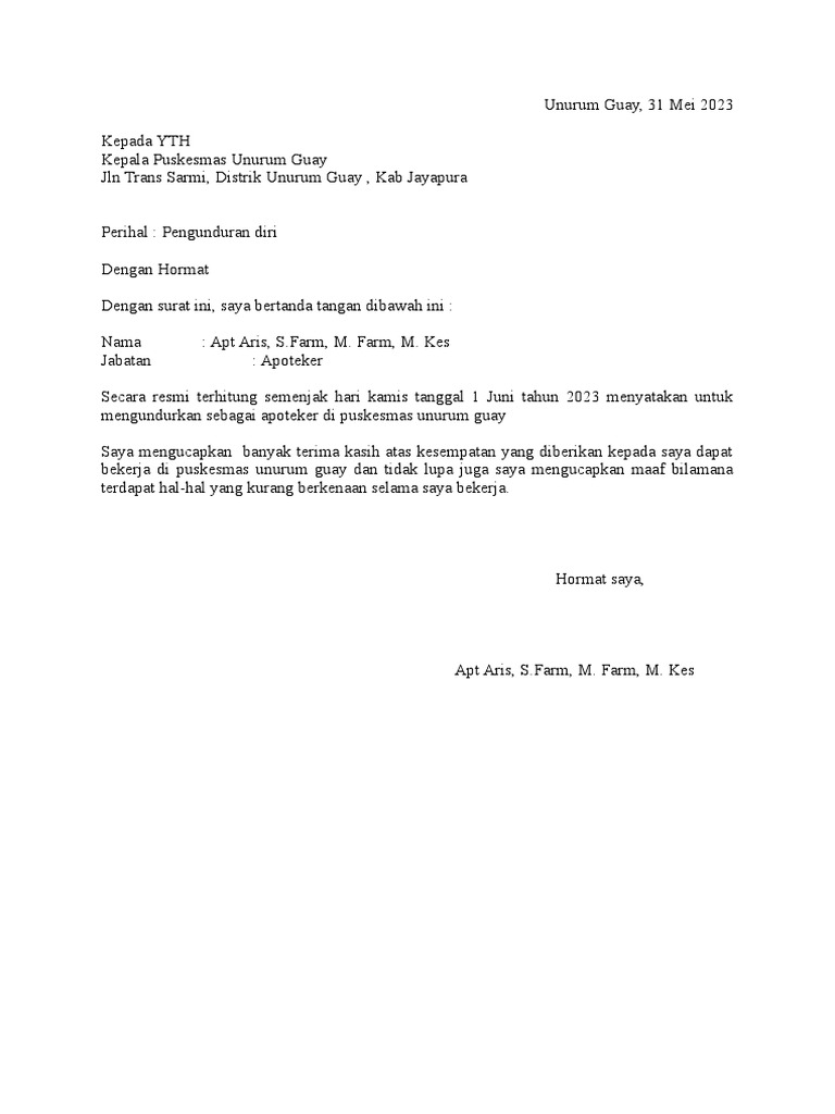Surat Risegn | PDF