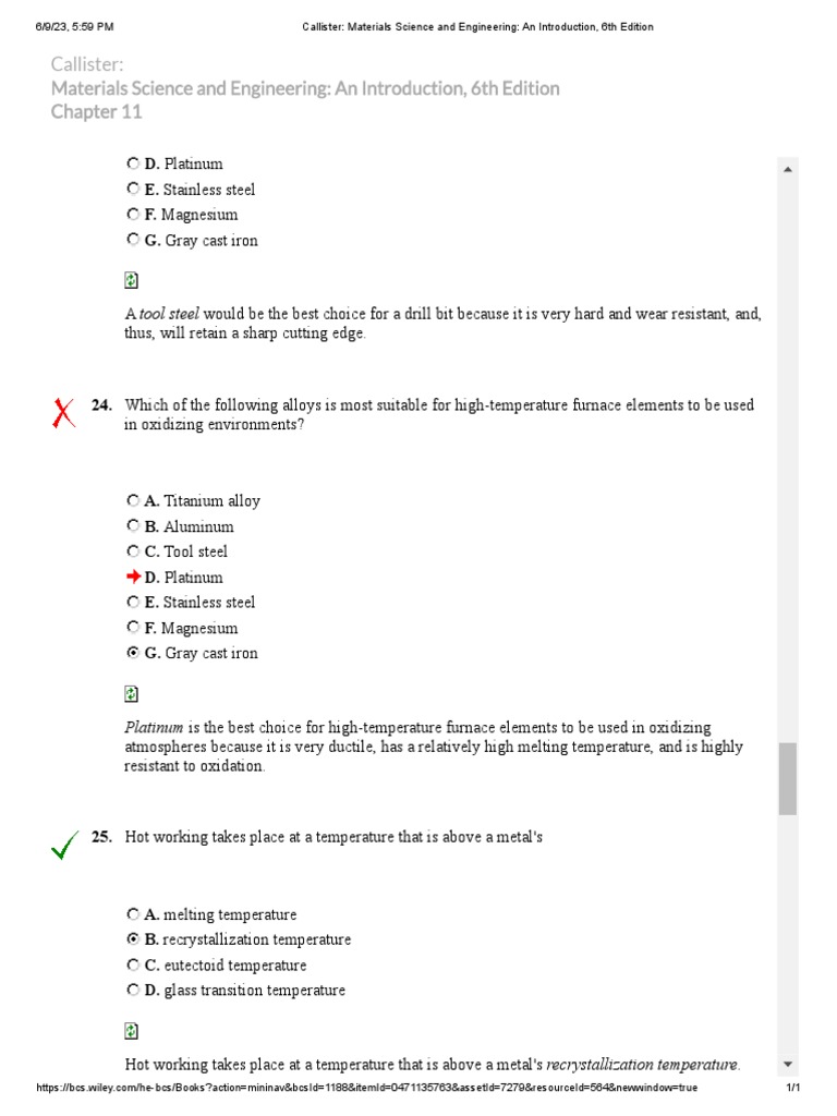 Callister - Materials Science and Engineering - An Introduction, 6th ...