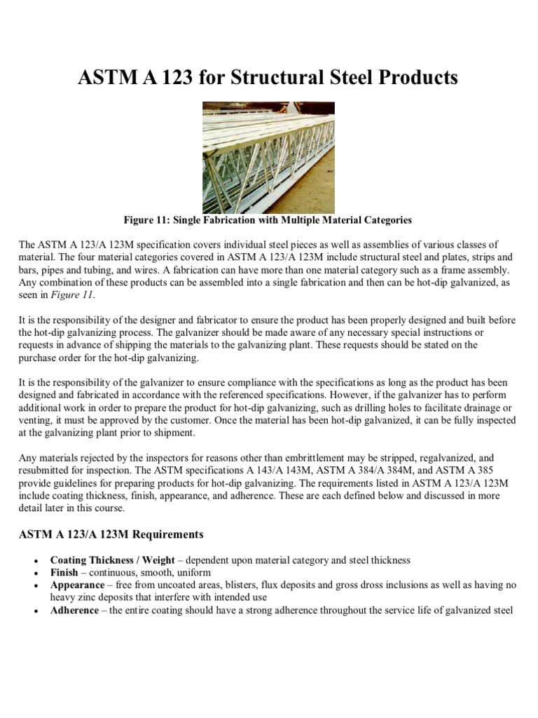 Astm A123pdf Compress | PDF | Metalworking | Corrosion