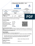 IRCTC Ticket | PDF | Identity Document