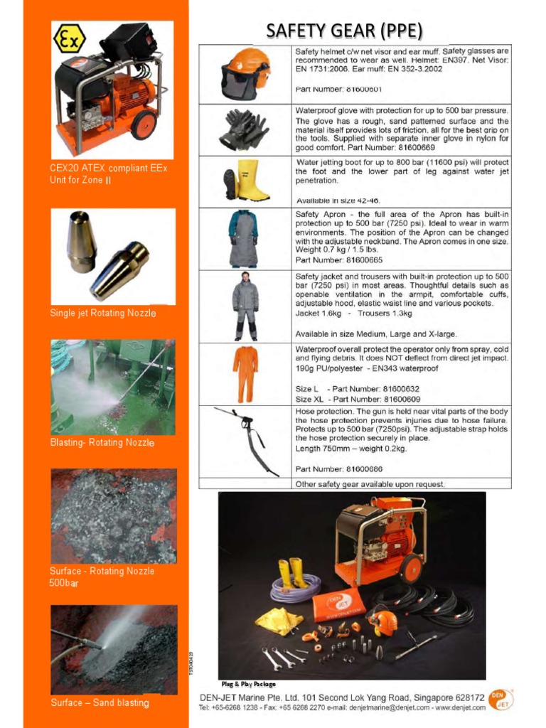 PPE For Hydroblaster | PDF