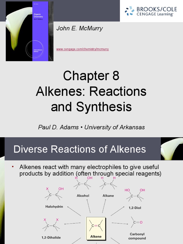 Organic Chemistry Chapter 8 | PDF | Alkene | Chemical Reactions