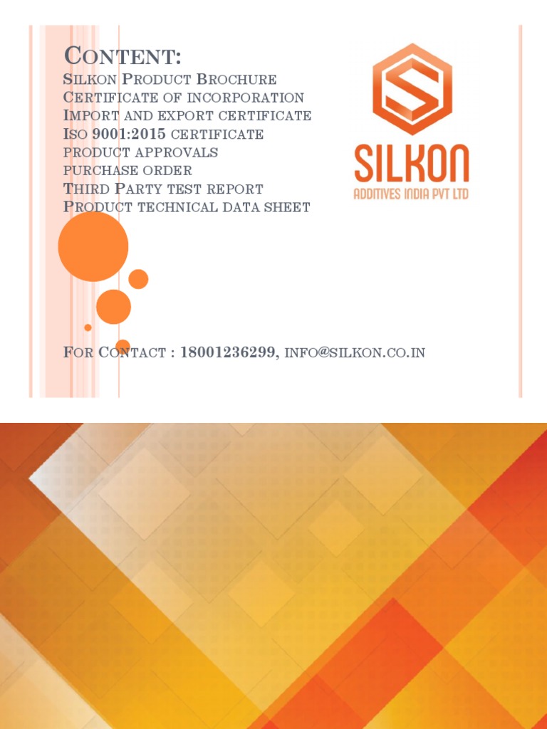 Silkon Credentials March 2023 | PDF | Value Added Tax | Arbitration