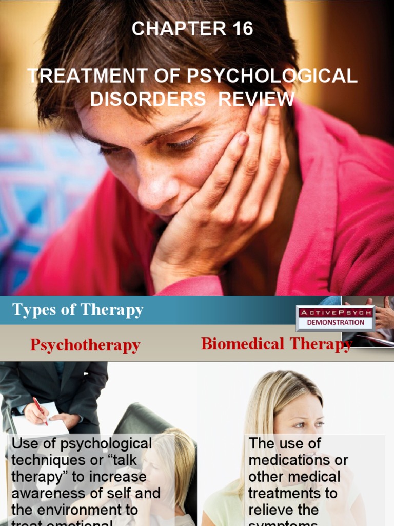 Ch16 - Review - Therapy & Treatment | Download Free PDF | Psychotherapy ...