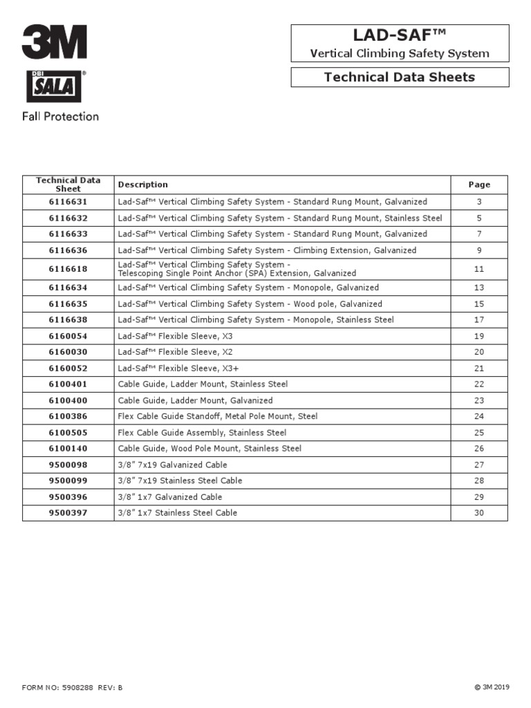 TDP_5908288_Lad-Saf_Vertical_Climbing_Safety_System | PDF | Stainless ...