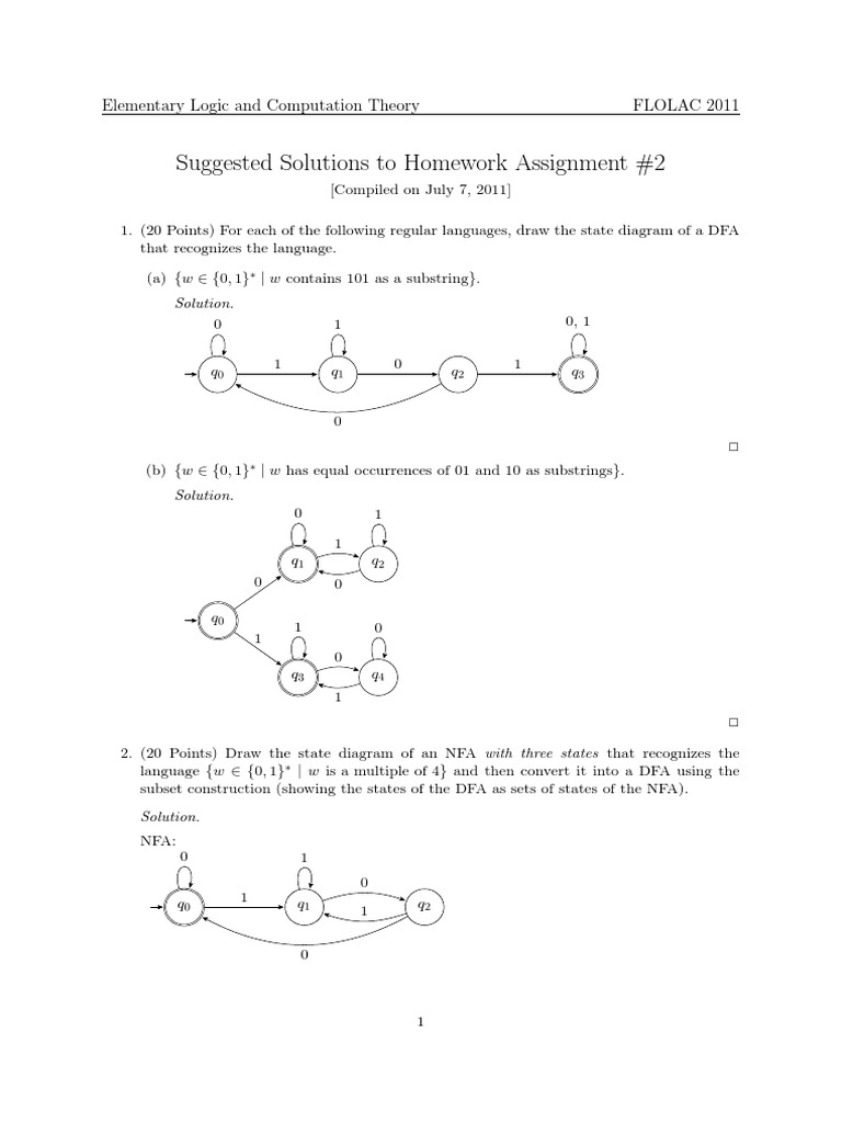 Logic Computation Theory Hw2s Pdf Formal Methods Models Of Computation