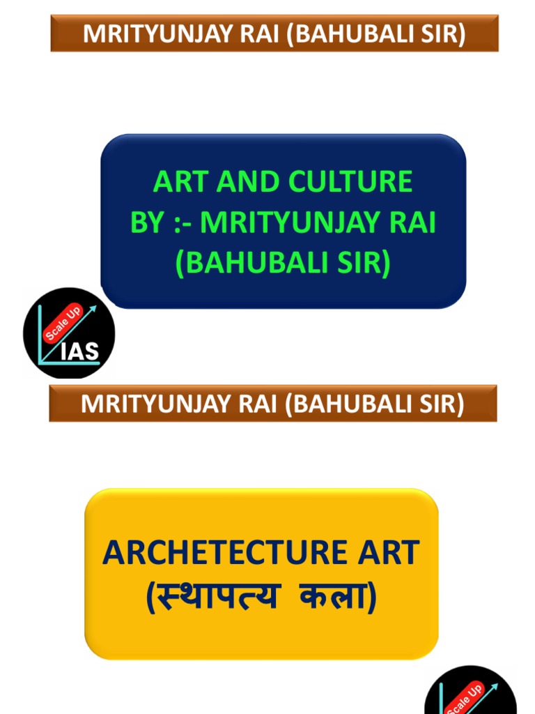 Art and Culture Part-01 | PDF