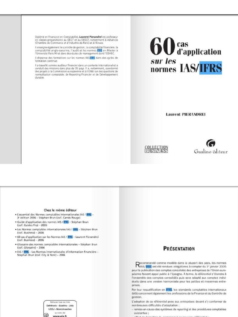 Toaz - Info 60 Cas Ias Ifrs PR | PDF