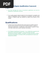 The Philippine Qualifications Framework (PQF) HART | PDF