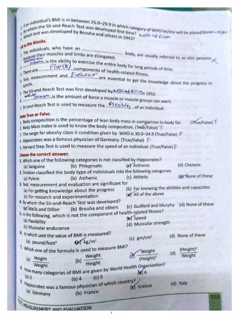 chp7 Test Measurement | PDF