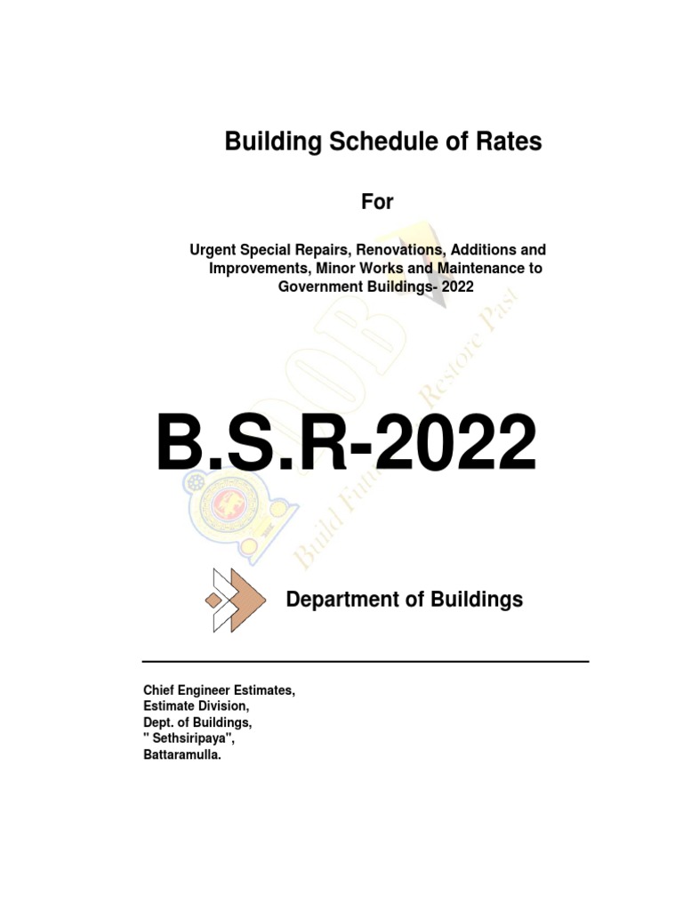 Maintenance BSR 2022 | PDF