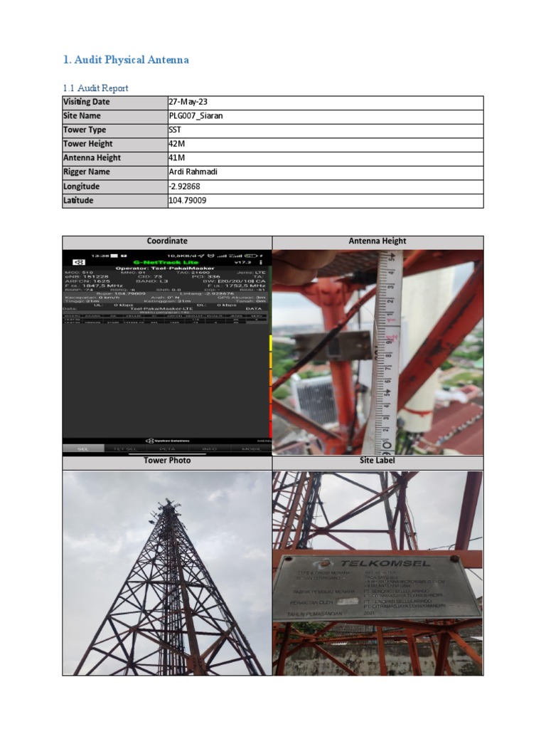 Data Repot Audit PLG007 - L2300 | PDF | Cartography | Analytic Geometry