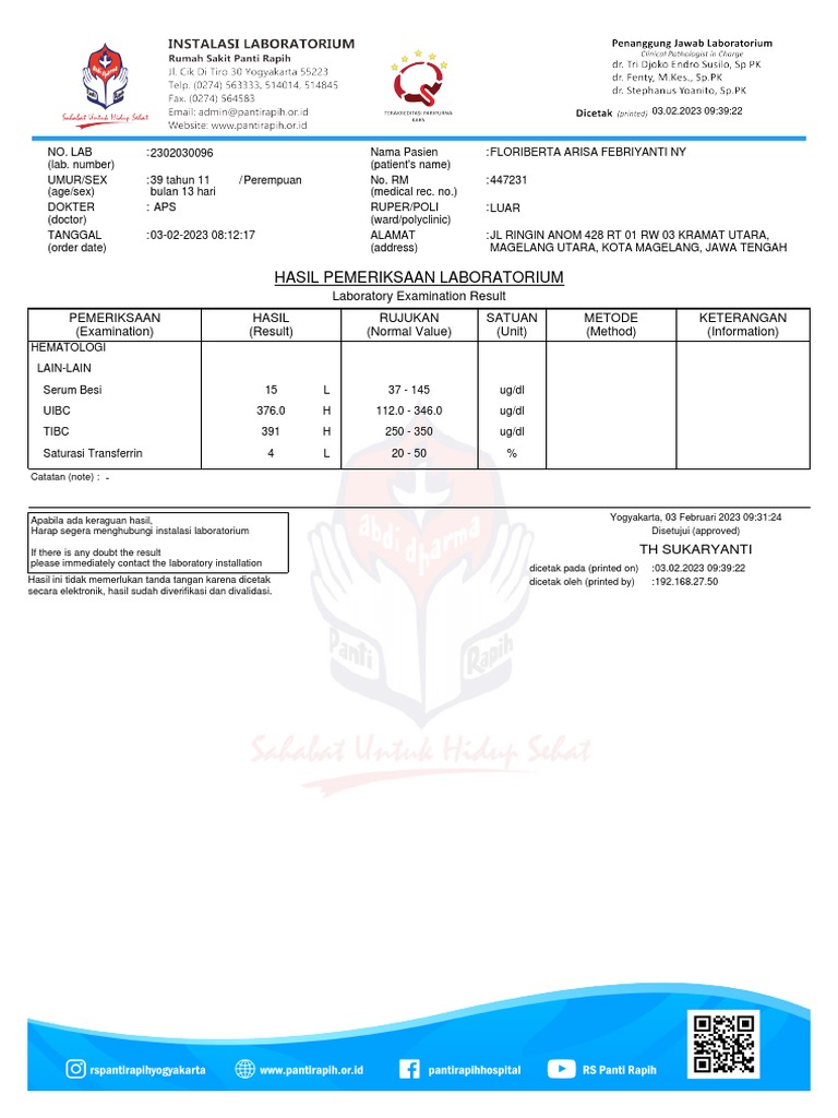 Hasil Lab | PDF