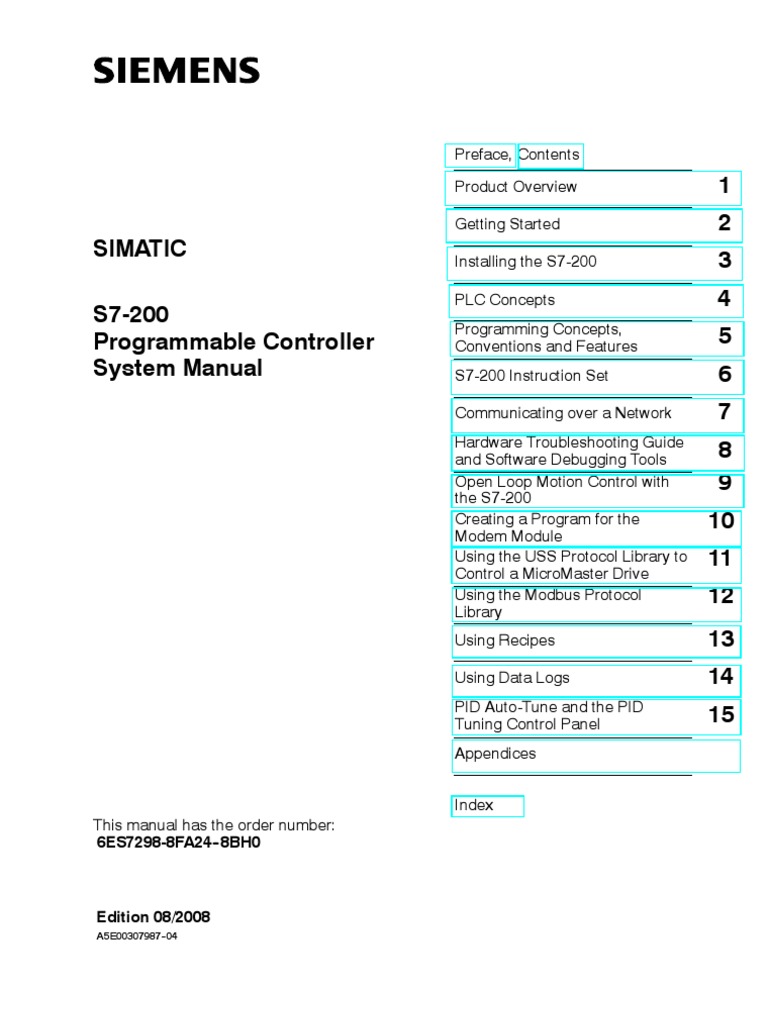 S7-200 Manual | PDF | Programmable Logic Controller | Central Processing Unit
