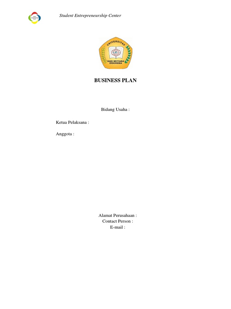 Business Plan Usm | PDF | Bisnis