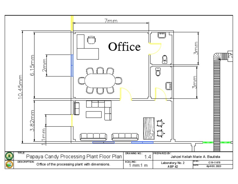 1.4 Papaya Candy Processing Plant Floor Plan | PDF