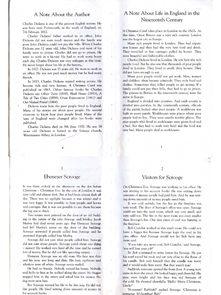 A Christmas Carol - Charles Dickens | PDF