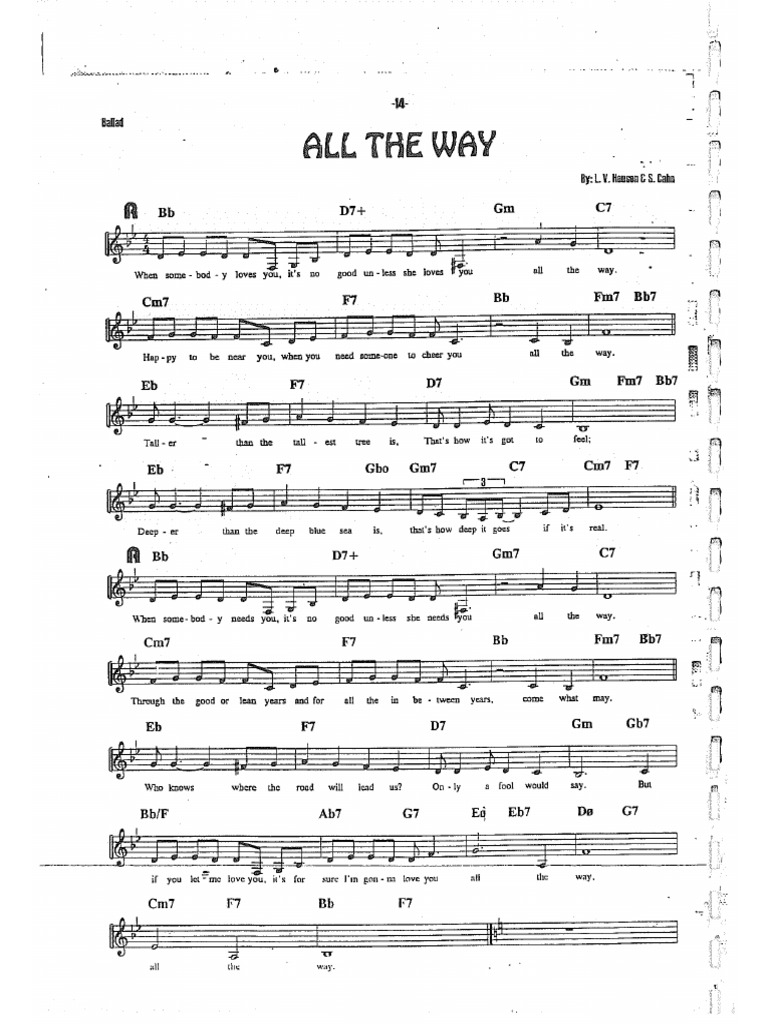 All The Way | PDF