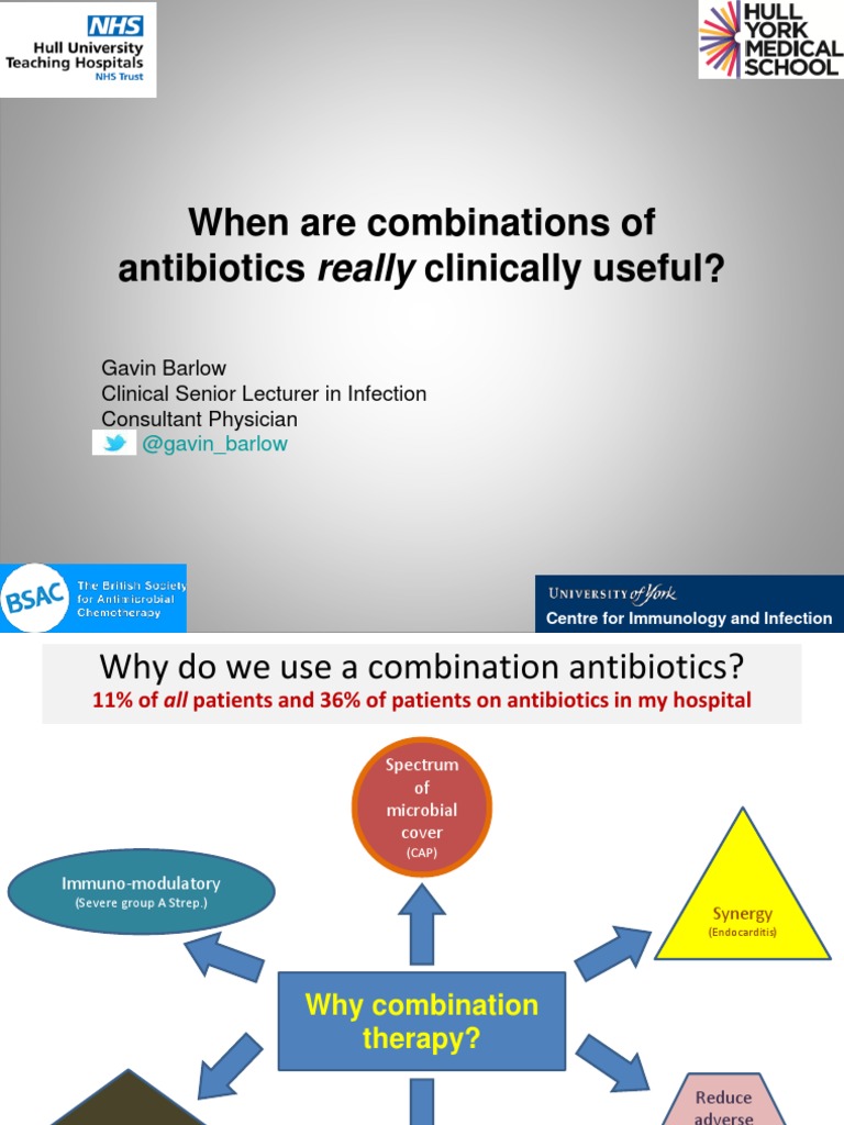 10.05 Combination Antibiotics RCP Leeds May2019 | Download Free PDF | Diseases And Disorders ...