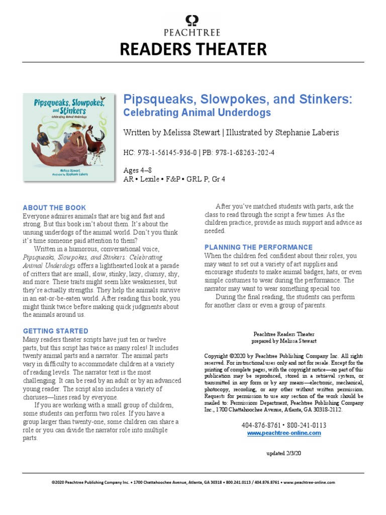 Readers Theatre | PDF | Pinniped | Mammals