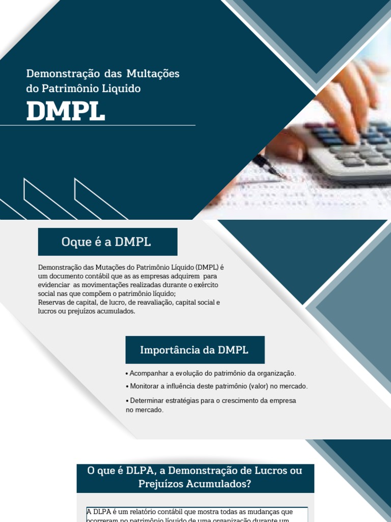 DMPL | PDF | Capital próprio (finanças) | Contabilidade