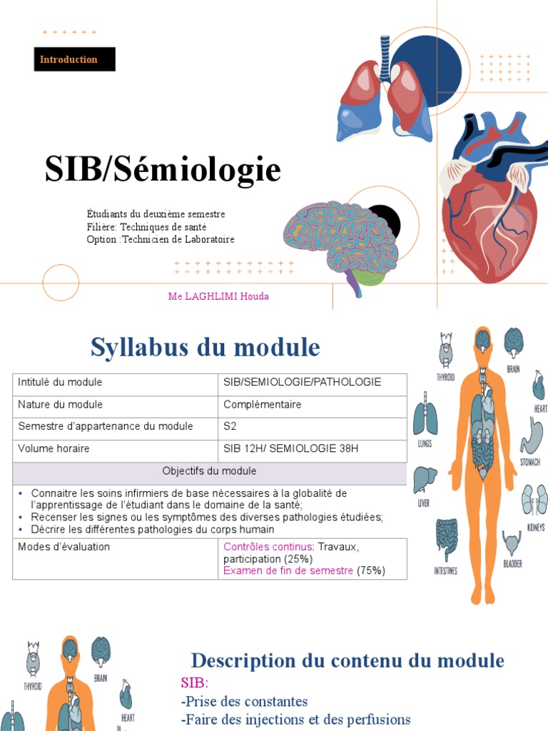 Sémiologie Intro Cardiovasculaire | PDF | Douleur | Spécialités médicales