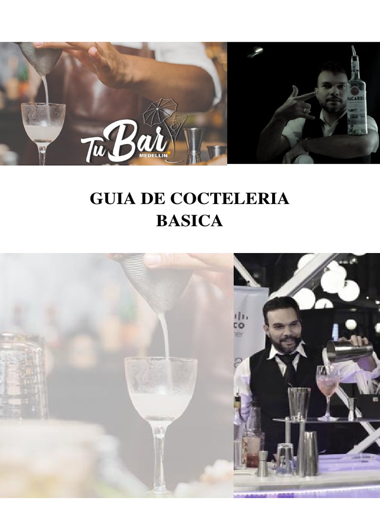 Guía Básica de Coctelería y Técnicas | PDF | Bebidas alcohólicas ...