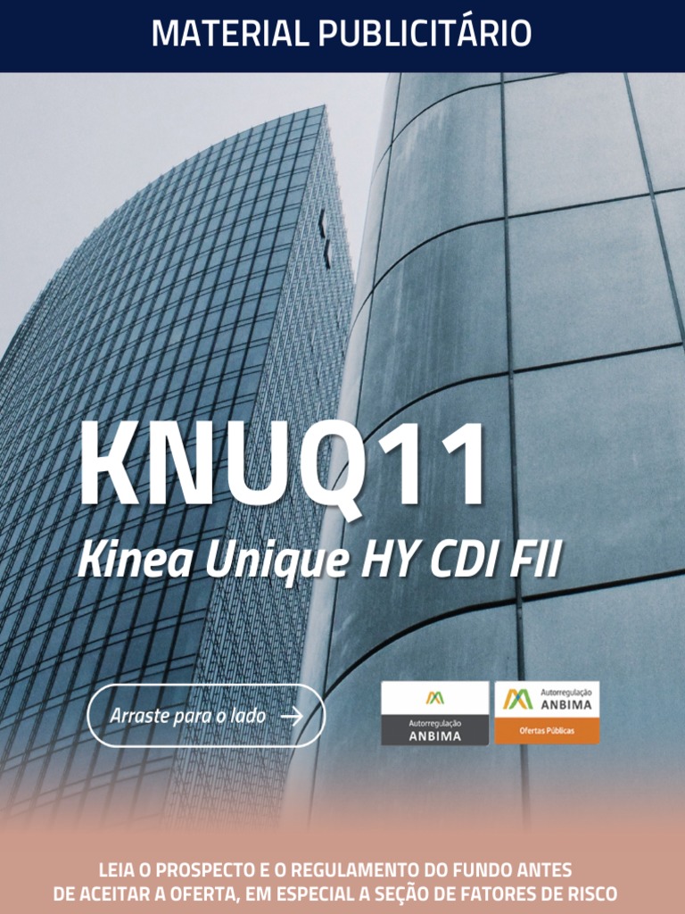 Kinea Unique Hy Cdi Fii 1683317802 | PDF | Comércio | Serviços financeiros