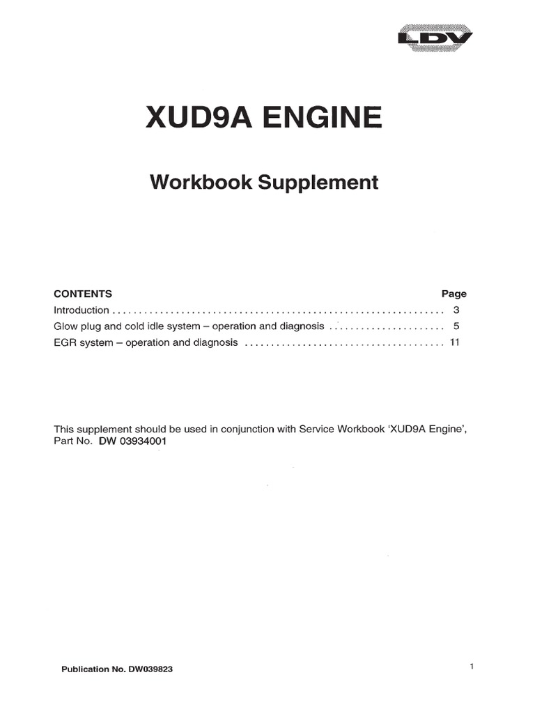 Xud9a Engines Workbook Supplement | PDF