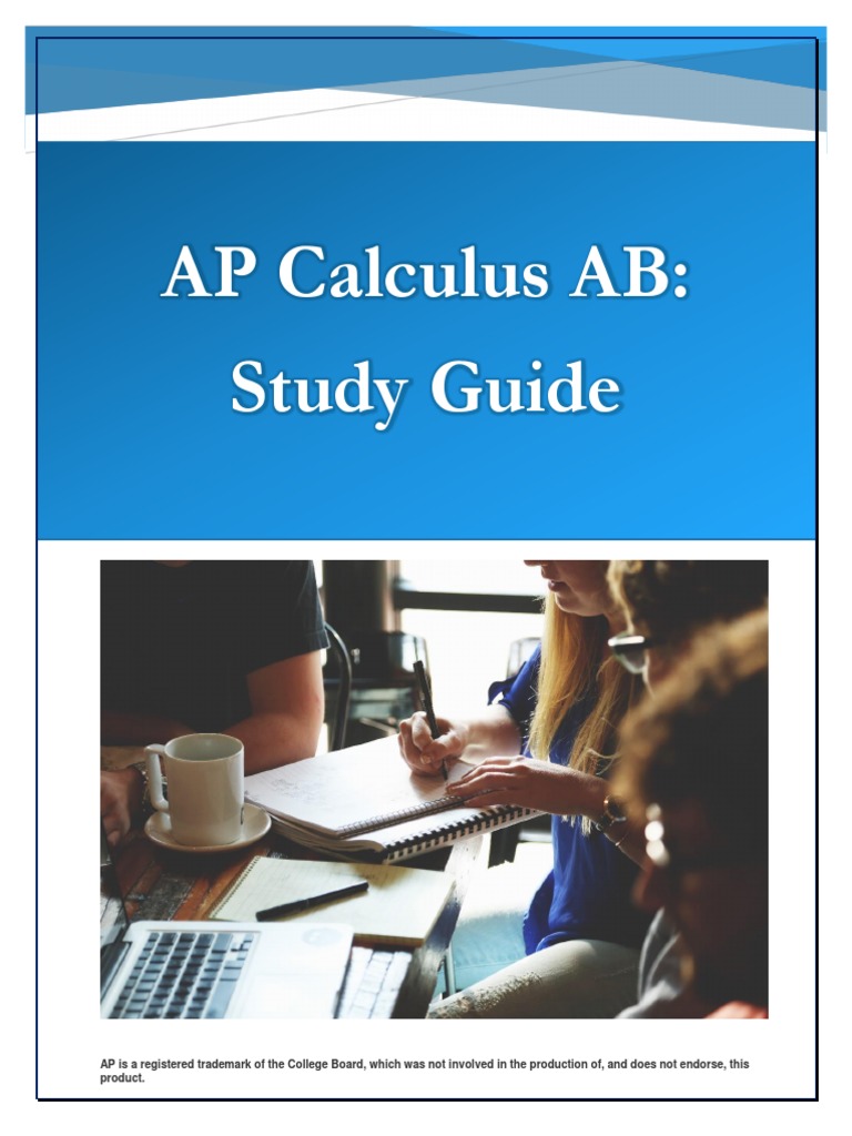 AP Calculus AB Study Guide | PDF | Derivative | Function (Mathematics)