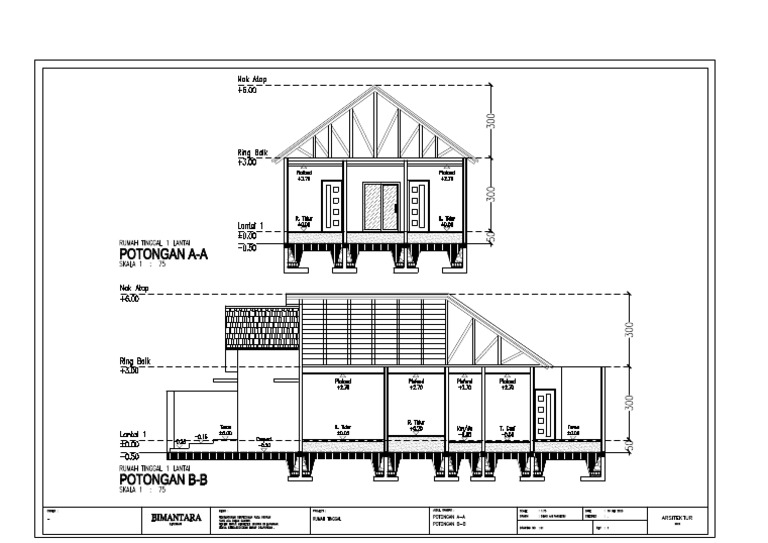 Gambar Potongan | PDF