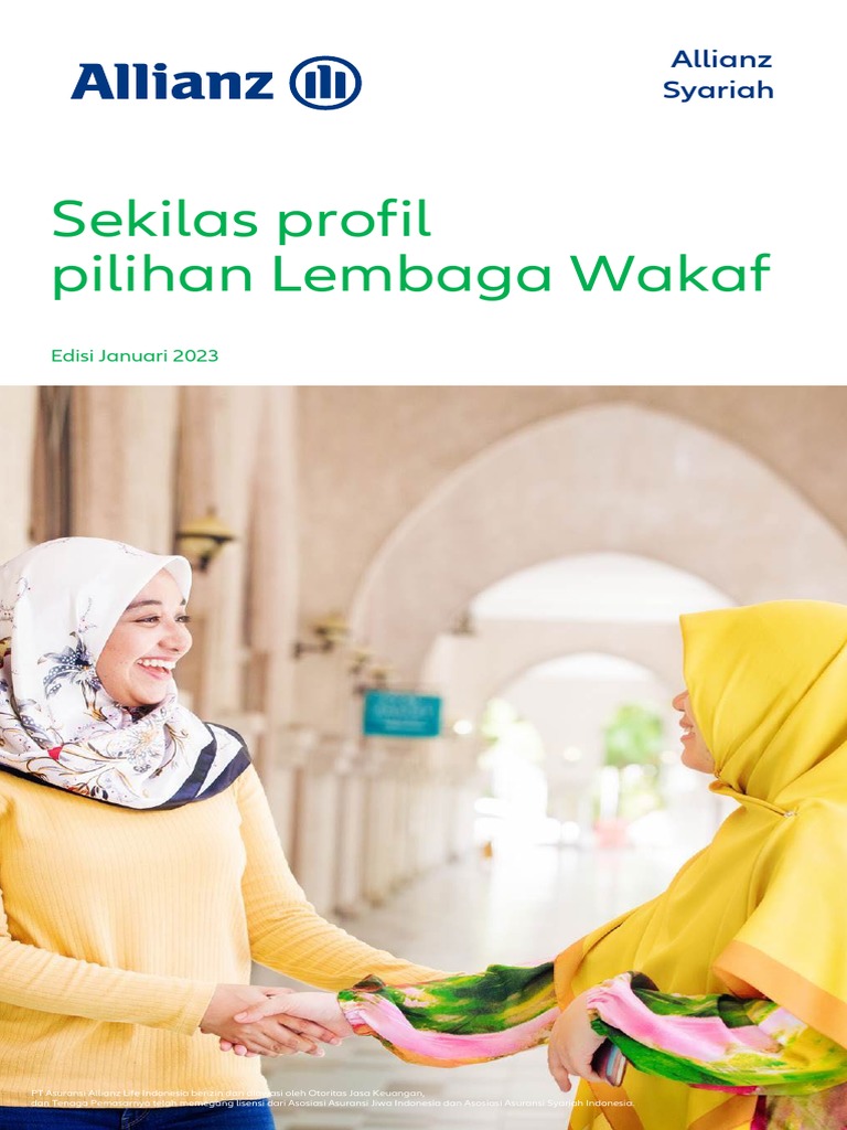 E-Booklet Profil Pilihan Lembaga Wakaf - Edisi Januari 2023 | PDF