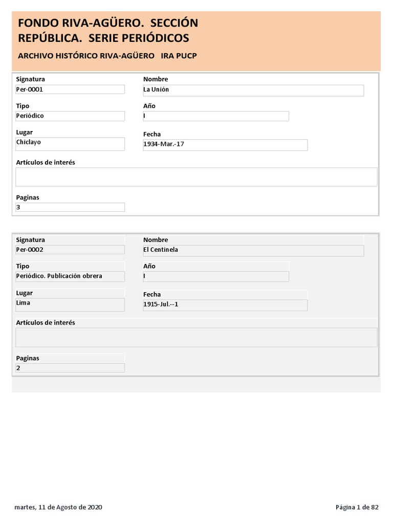 FRAR SERIE Periódico | PDF