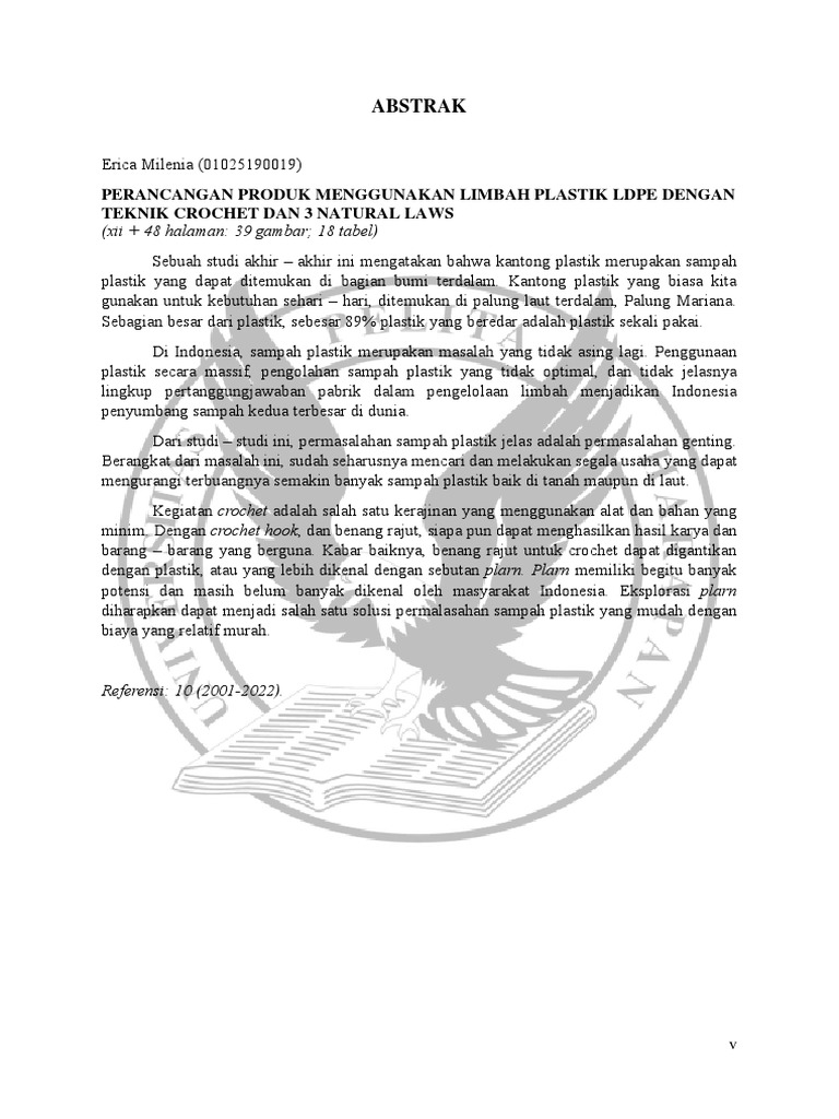 PAPER TUGAS AKHIR-1 - Watermark | PDF | Ilmu Sosial | Sains & Matematika