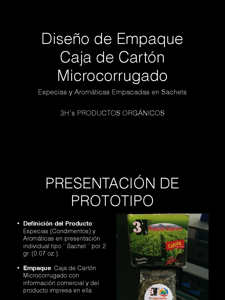 Prototipo de Empaque para Sachets | PDF