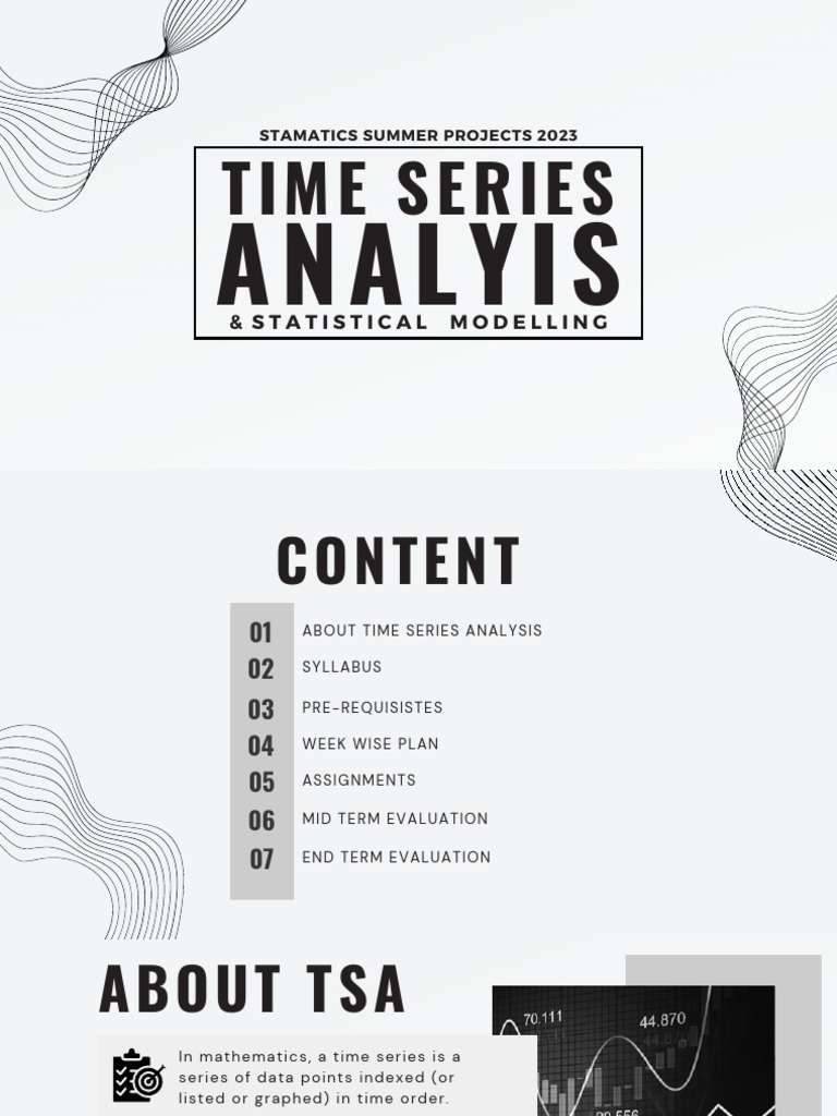 Time Series Analysis Summer Projects 2023 | PDF | Time Series ...