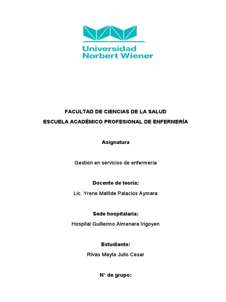 Calidad de Atencion de Enfermeria | PDF | Enfermería | Especialidades Medicas