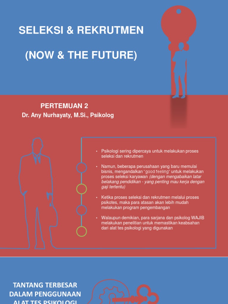 Seleksi & Rekrutmen (Now & The Future) | PDF