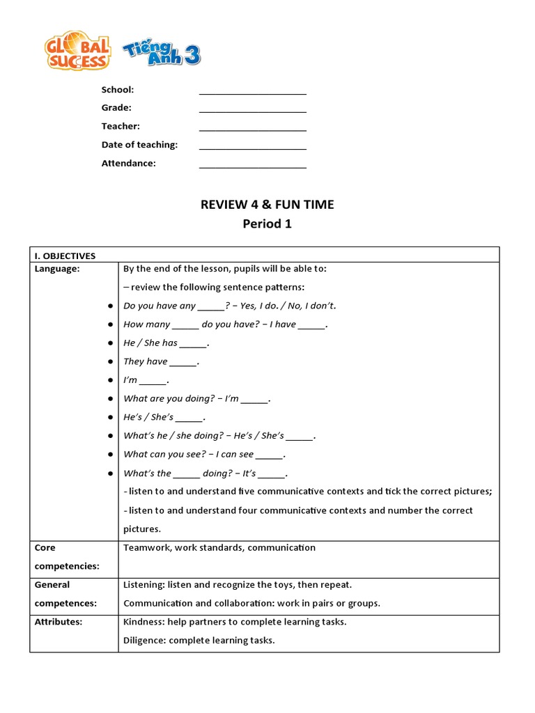 TA3 - GA - Review 4 | PDF | Foreign Language Studies