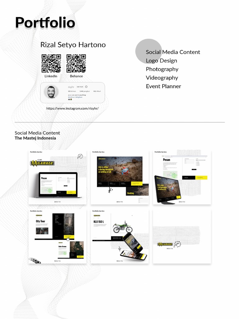 Portfolio Rizal Setyo | PDF