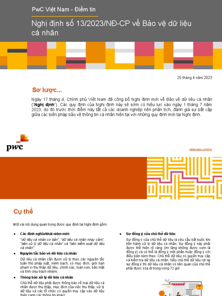 Newsbrief Decree 13 Personal Data VN | PDF