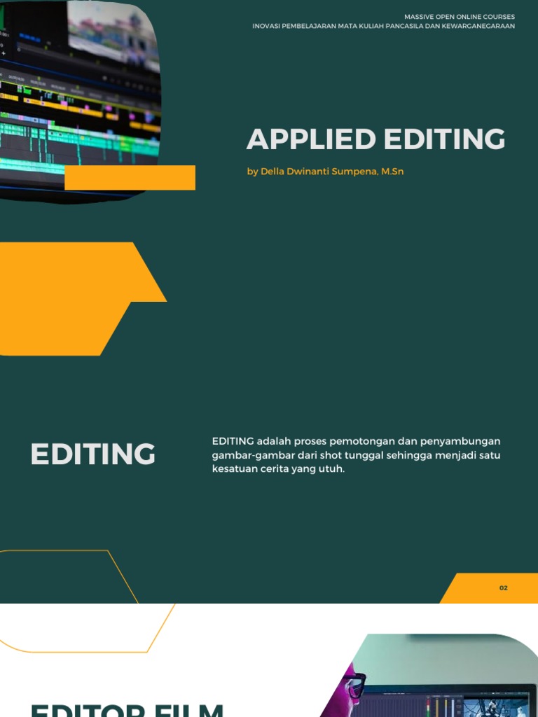Materi Workshop - Editing | PDF | Seni